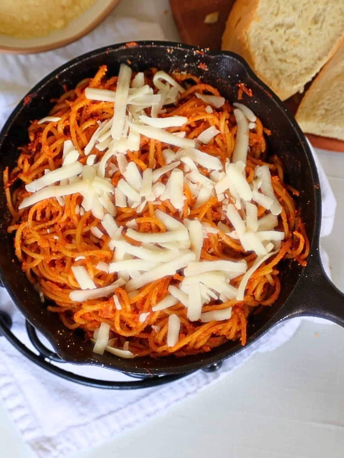 Fried Spaghetti - My Mini Chefs