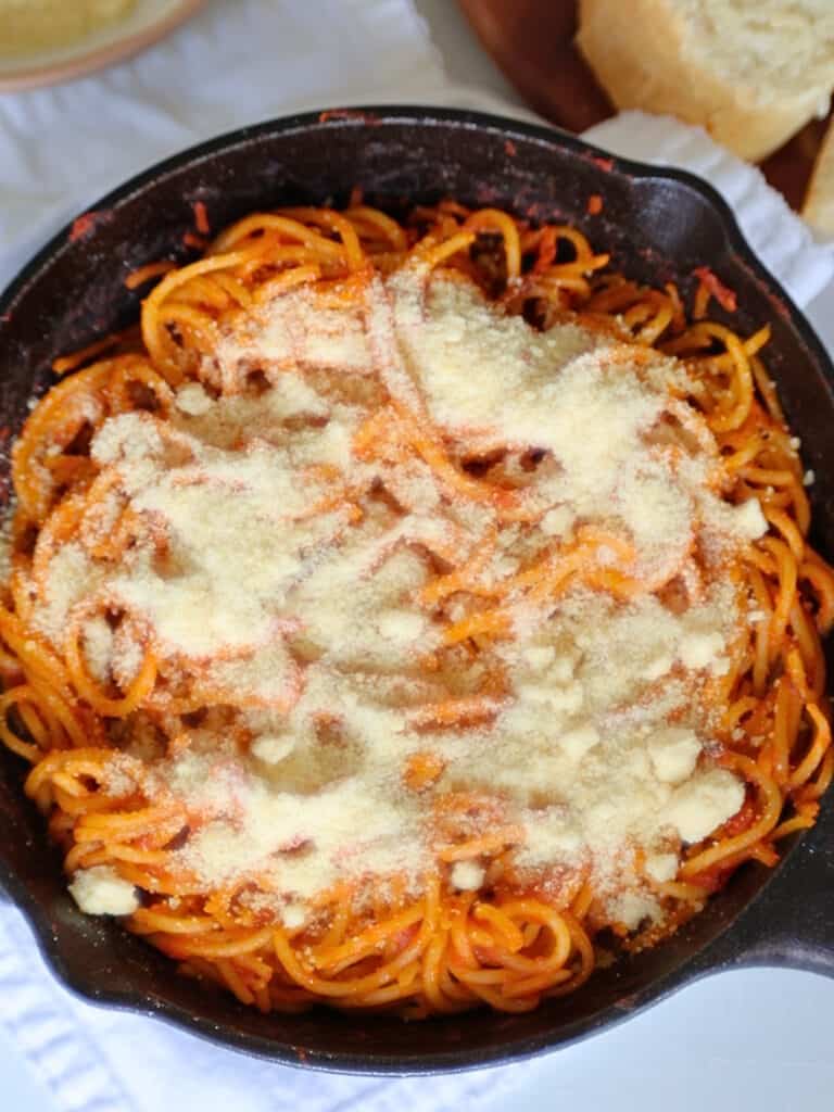 Fried Spaghetti - My Mini Chefs