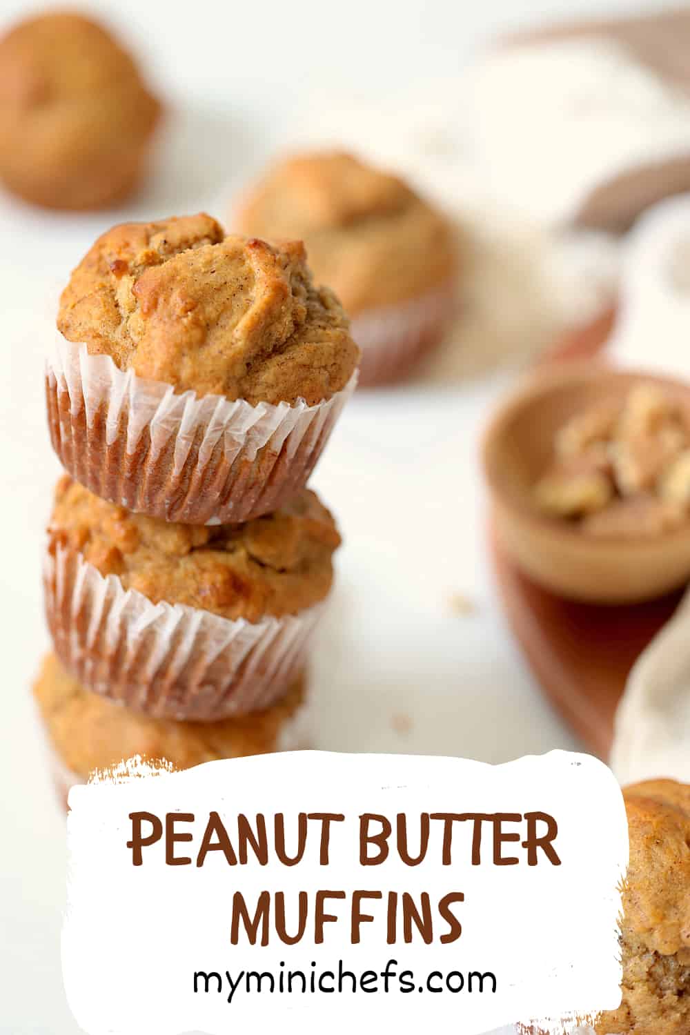 Peanut Butter Muffins - My Mini Chefs