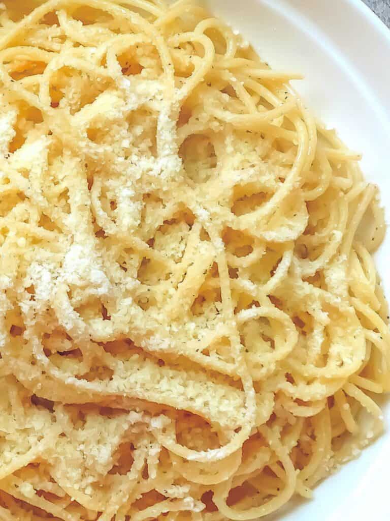 Butter Parmesan Spaghetti Recipe - My Mini Chefs