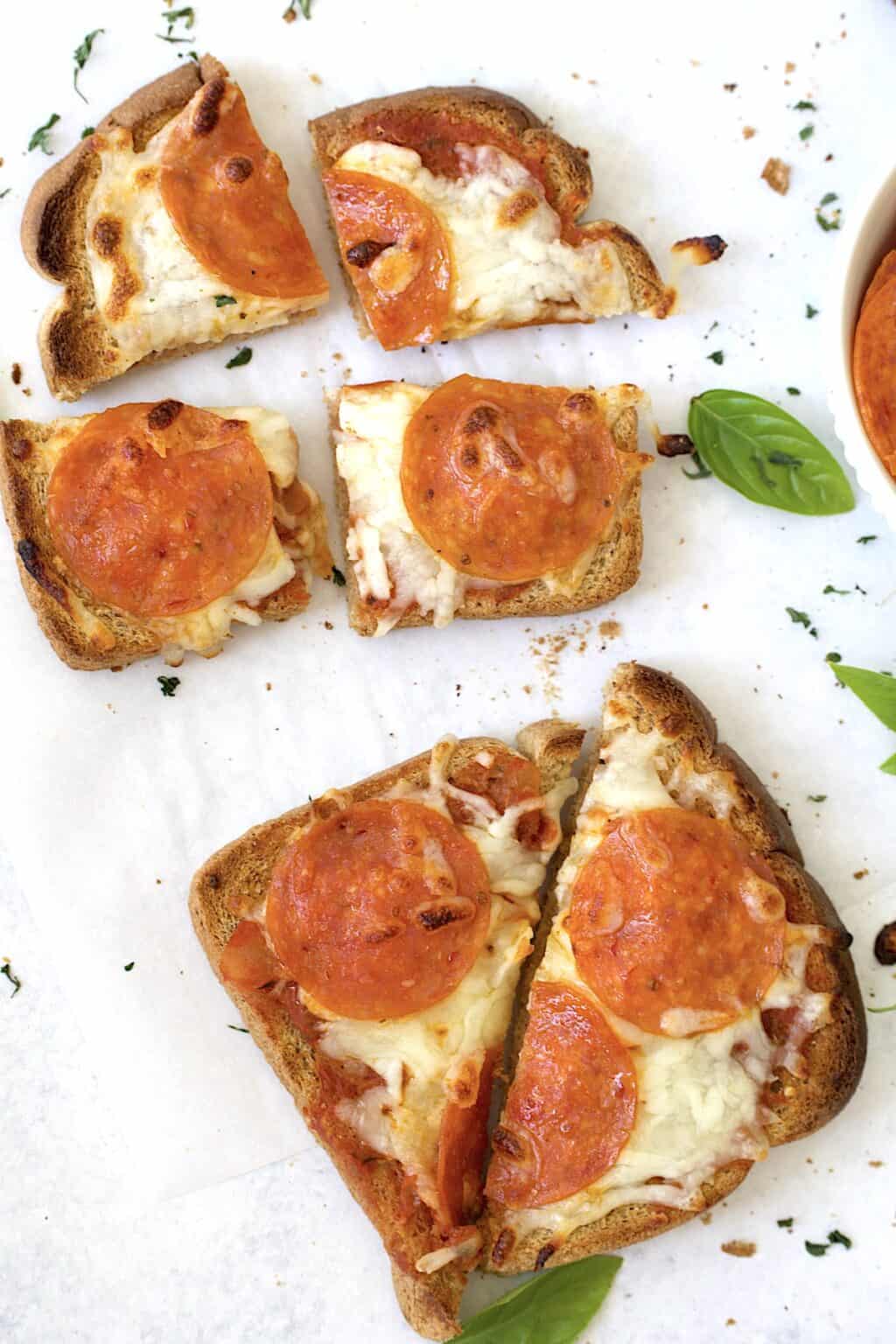 Pepperoni Toast - My Mini Chefs