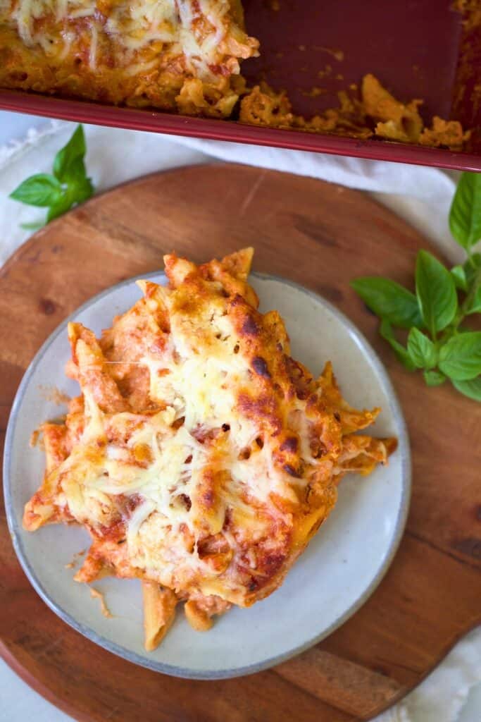 Meatless Baked Ziti - My Mini Chefs