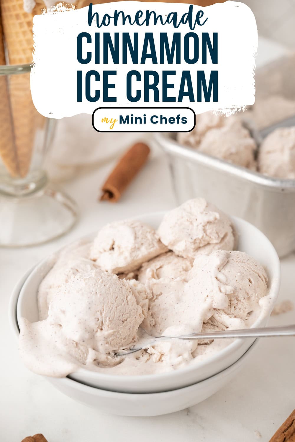 Cinnamon Ice Cream - My Mini Chefs